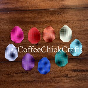 2” Mini Small Easter Eggs Plastic Canvas Cut Outs Plastic Canvas Eggs ...