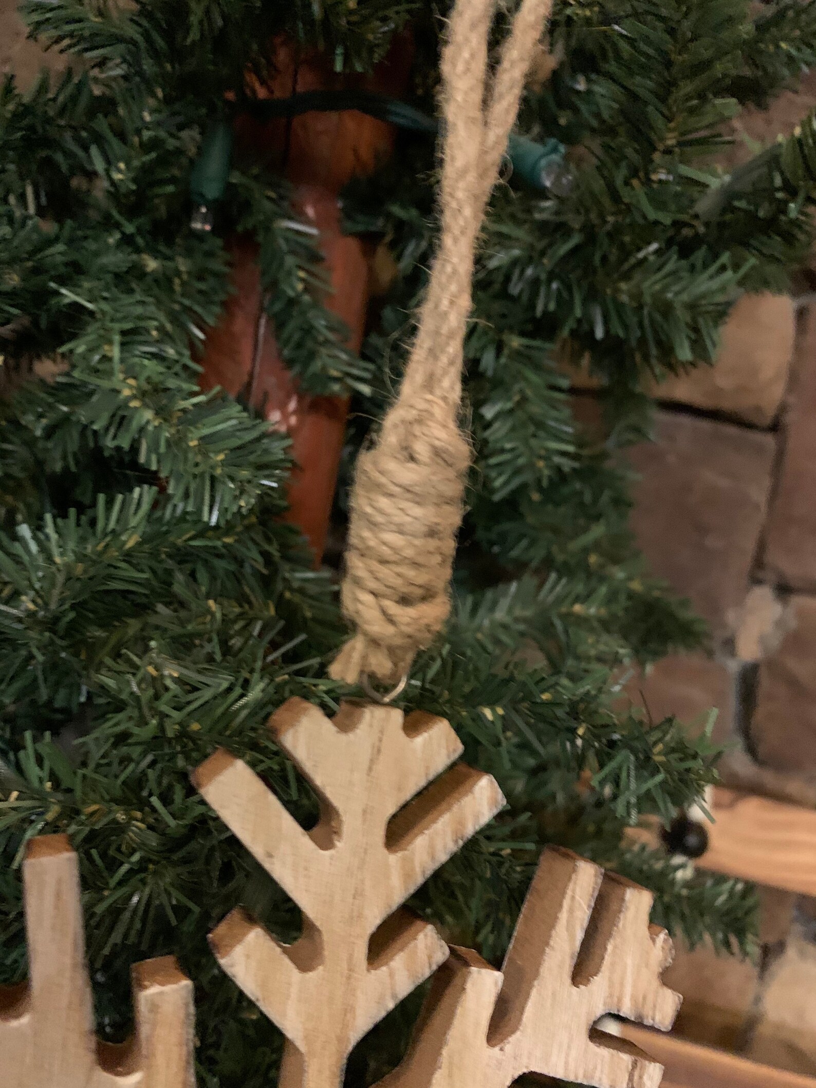 Rustic Wood Snowflake 5.5 Ornament Christmas Tree - Etsy