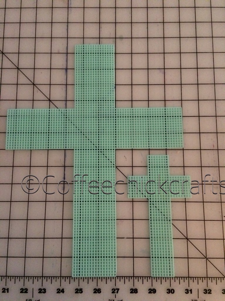6 Plastic Canvas Cross Tall Plastic Canvas Cross for - Etsy