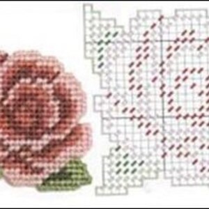 Plastic Canvas Rose Flower Cut Outs Plastic Canvas for Needlepoint Rose ...