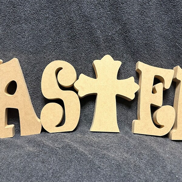 Easter Word Wood Cutout - Etsy