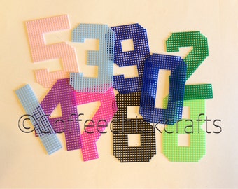 Plastic Canvas Numbers Set 0-9 2 Tall Plastic Canvas - Etsy