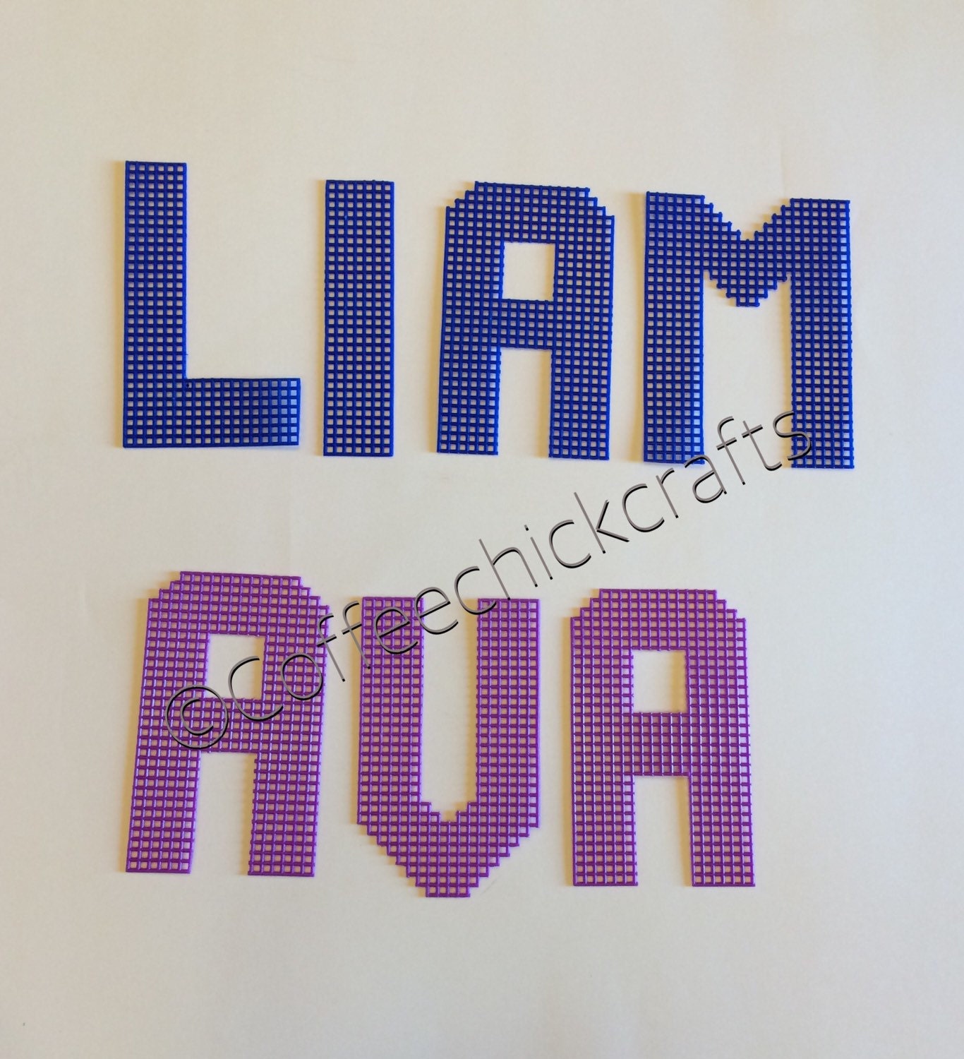 Individual Plastic Canvas Uppercase Alphabet 4.5 Tall 1 Plastic Canvas ...