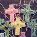 Plastic Canvas Stacking Cross Set of 4 Stacking Crosses Layered Plastic ...