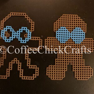 Plastic Canvas Gingerbread Man Cut Outs Plastic Canvas for Needlepoint ...