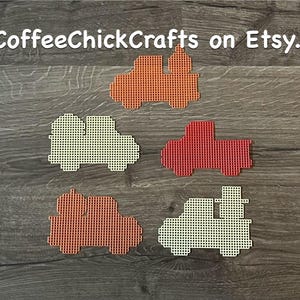 Thanksgiving Fall Pick up Truck Plastic Canvas Truck Shape Turkey ...