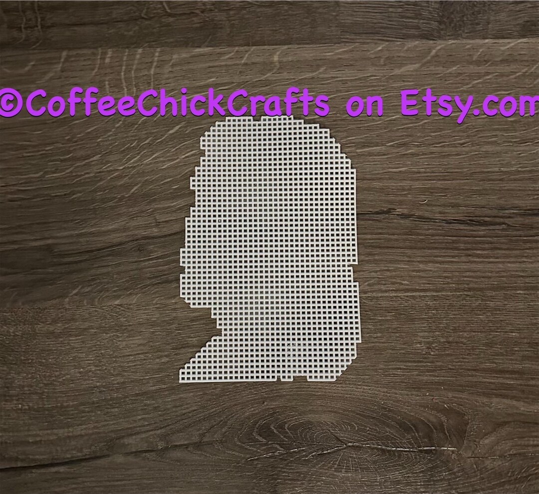 Jesus Face Plastic Canvas Jesus Cut Out Face of Jesus Head Needlepoint ...