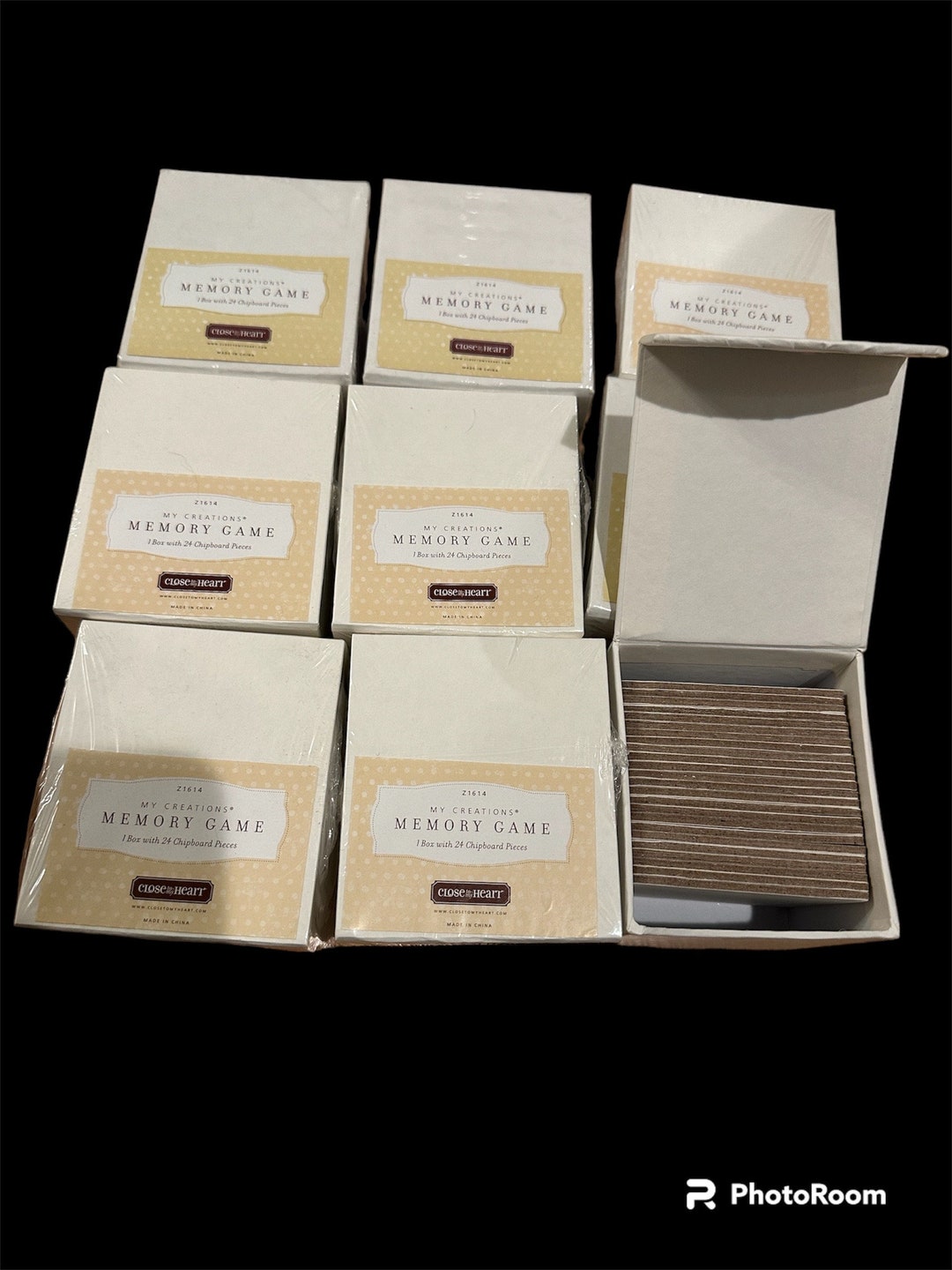 Blank Chipboard Box and Cards for Memory Game Design Your Own ...