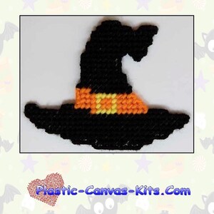 Witch Halloween Plastic Canvas Cut Outs Plastic Canvas Halloween ...