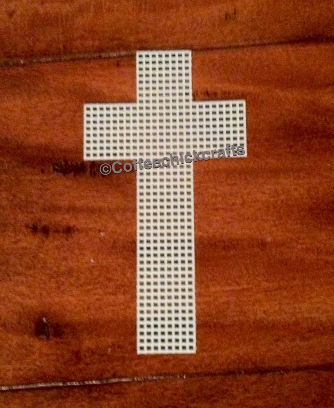6" Plastic Canvas Cross Tall Plastic Canvas Cross for Needlepoint Cross ...
