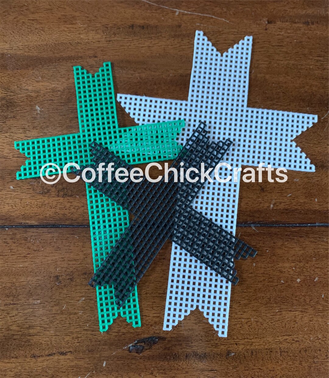 Stacking Crosses Plastic Canvas Cross Set of 3 Layered Plastic Canvas ...