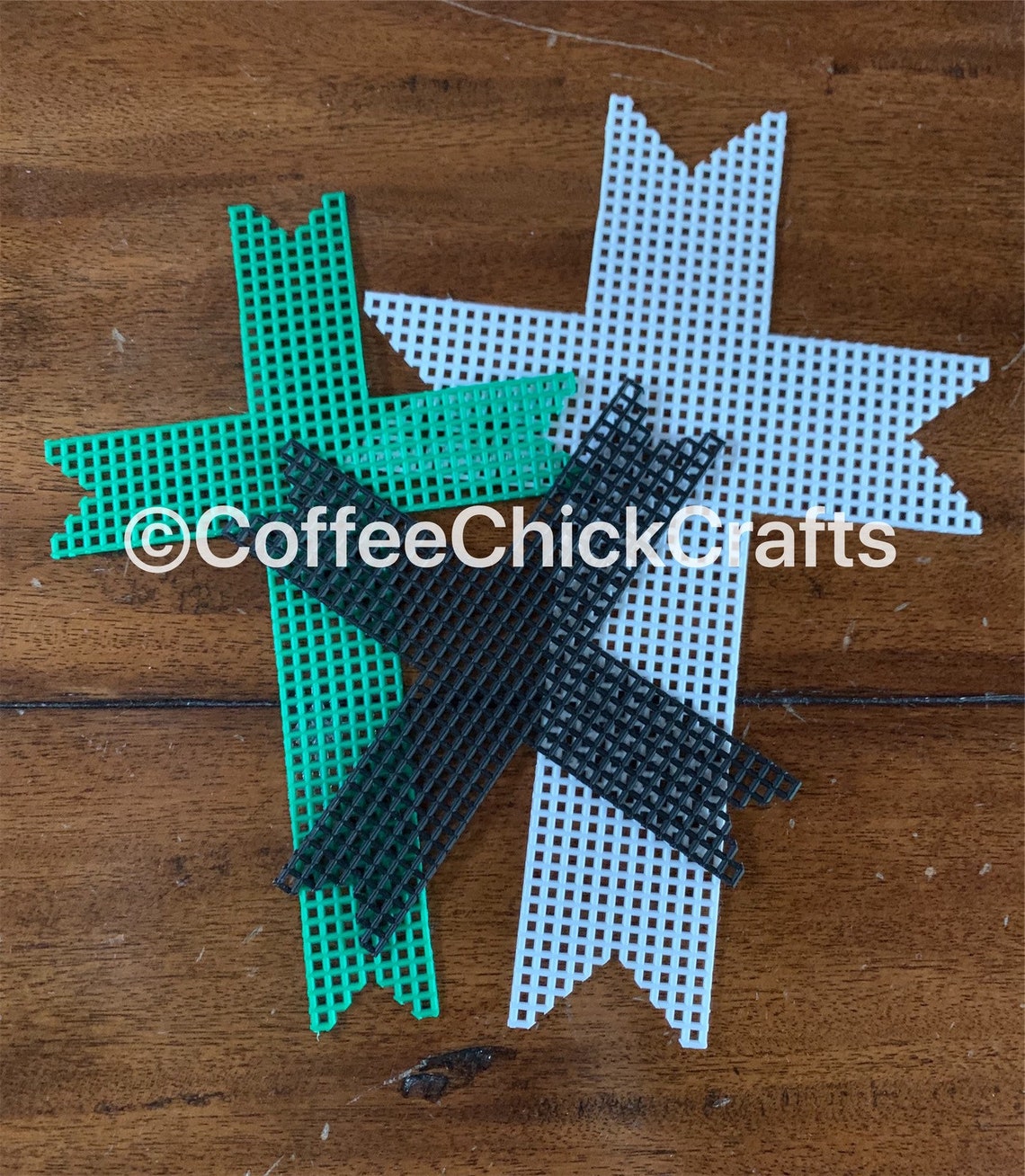 Stacking Crosses Plastic Canvas Cross Set of 3 Layered Plastic Canvas ...