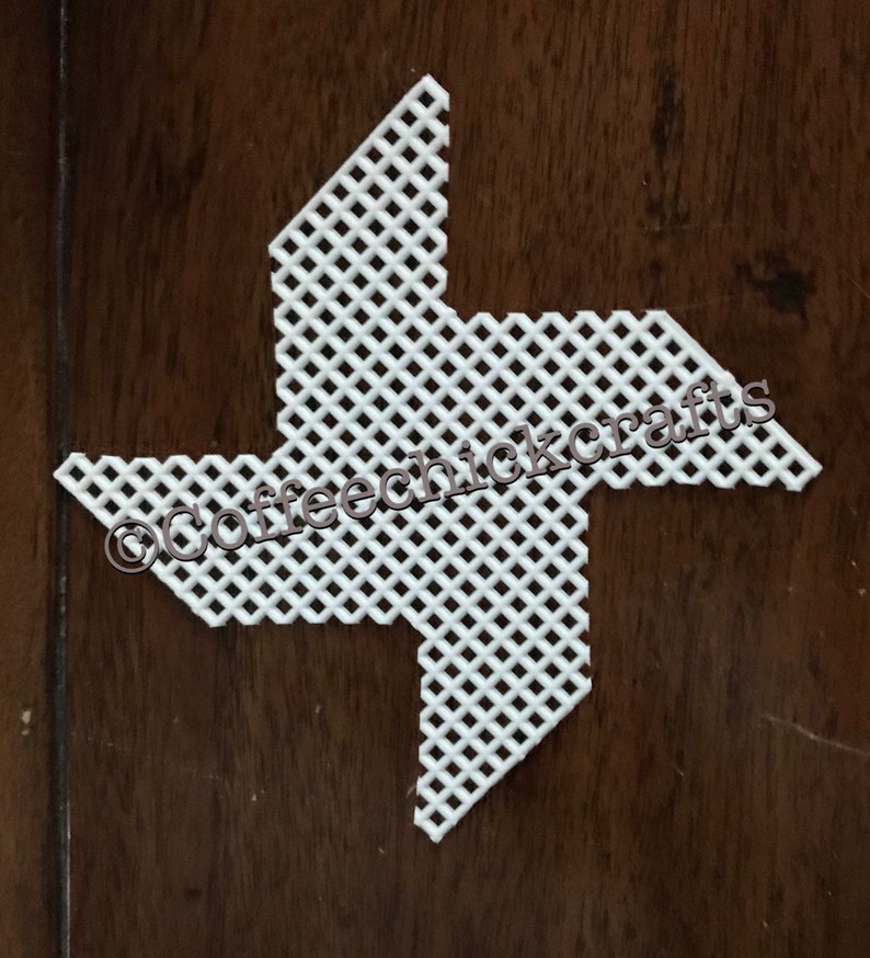 Plastic Canvas Pinwheel Plastic Canvas 4th of July for - Etsy