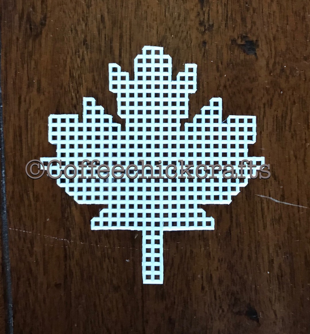 Maple Leaf Plastic Canvas Cut Outs Plastic Canvas Leaf for Needlepoint ...