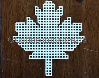 Leaf Plastic Canvas | Etsy