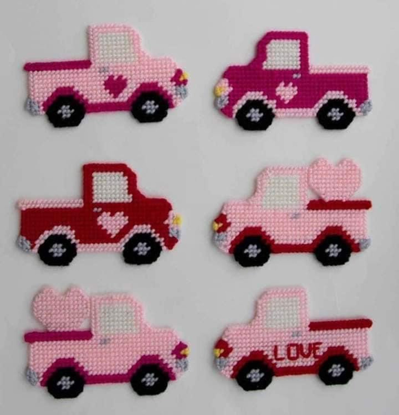 Spring Pick up Truck Plastic Canvas Truck Shape Cut Out - Etsy