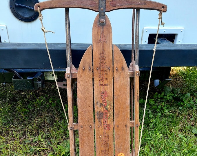 Flexible Flyer Vintage Sled No. 44 Airline Patrol S.L. Allen & Co ...