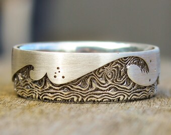 Ocean Inspired Ring - Etsy