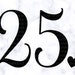 25 SVG 25 Heart SVG 25th Birthday SVG Birthday Girl Svg - Etsy