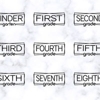 Second Grade SVG PNG JPG Vector File Digital 2nd Grade Team Teacher ...