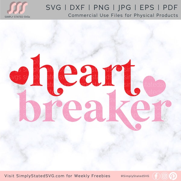 Heart Breaker Svg - Etsy