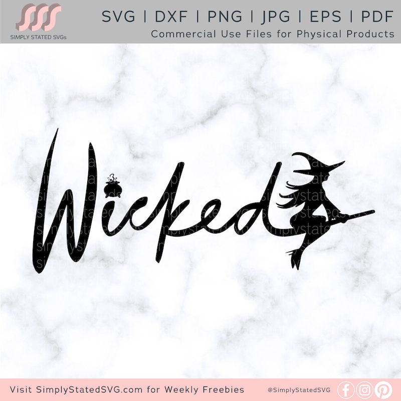Wicked Svg Cricut - Etsy