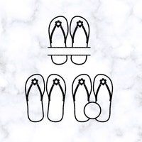 Flip Flops SVG, Summer Beach Clipart (digital Download) - Etsy
