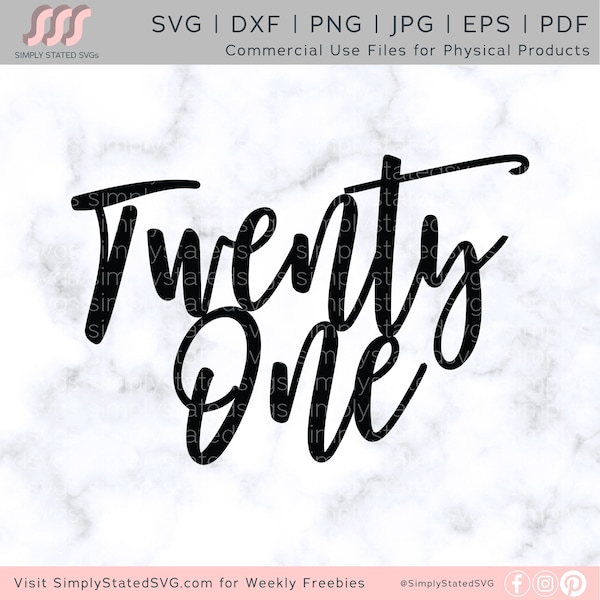 Twenty One - Etsy