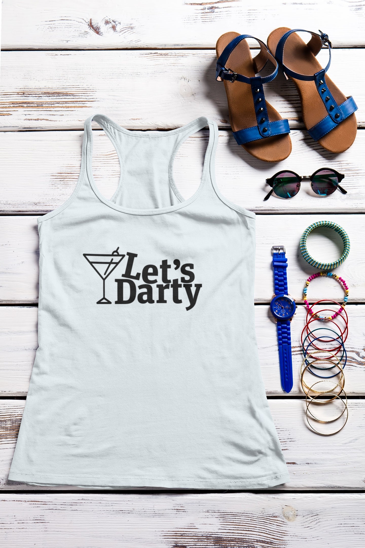 Let's Darty Martini SVG Darty SVG Day Drinkin' SVG - Etsy Canada
