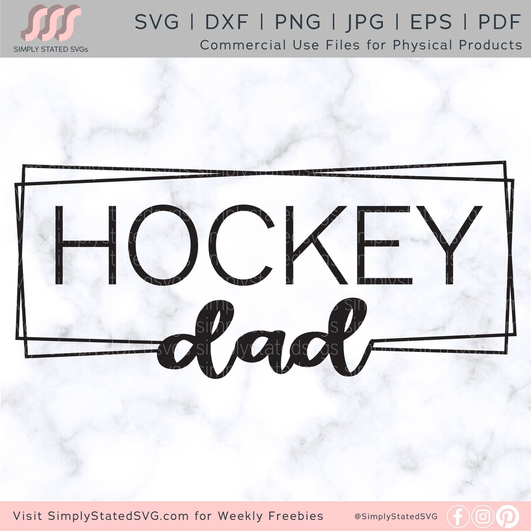 Hockey Dad SVG Hockey SVG Gift for Dad SVG Hockey Dad Dxf Hockey Shirts ...