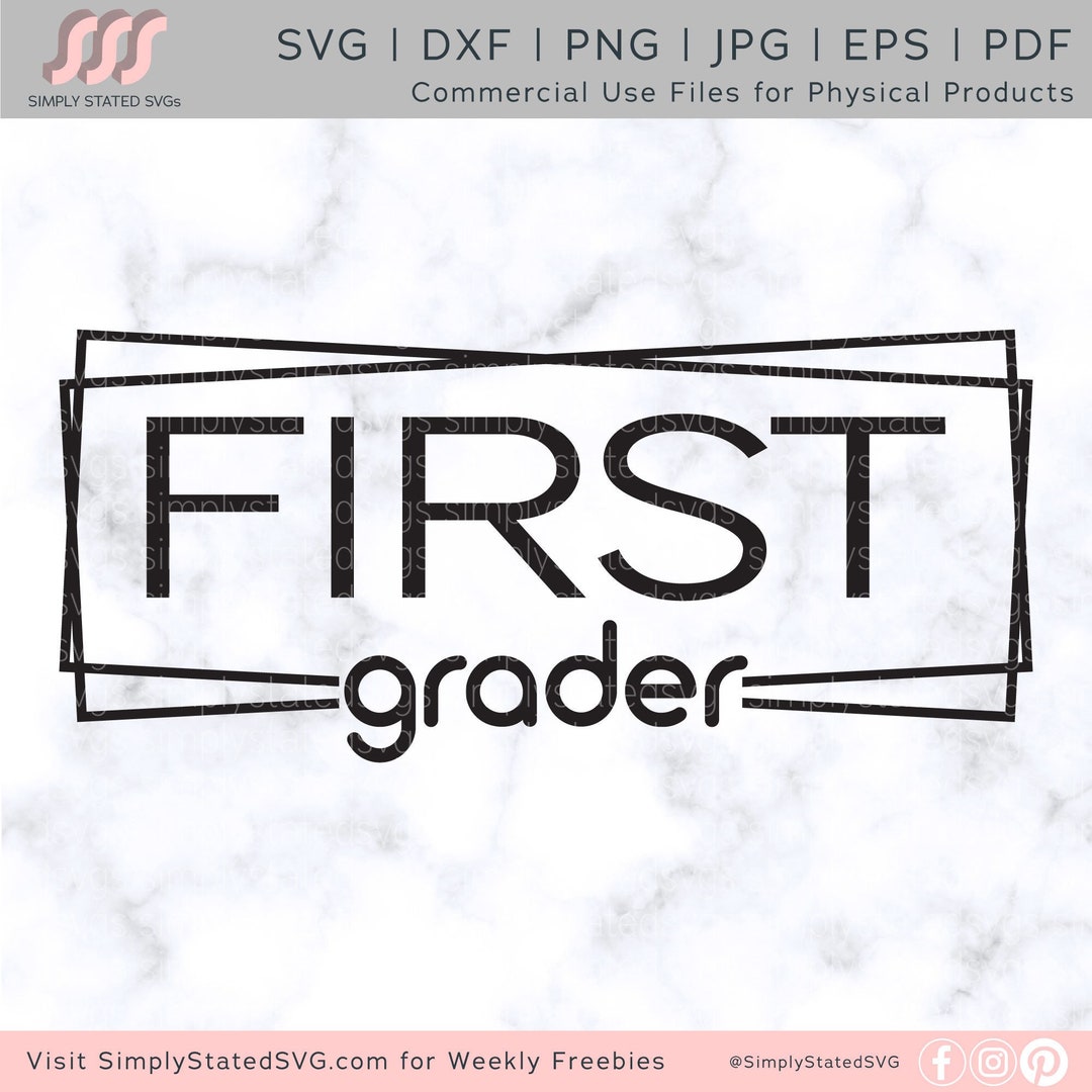 Primer grado SVG Regreso a la escuela SVG Primer grado PNG 1er grado svg Escuela svg Escuela png ...