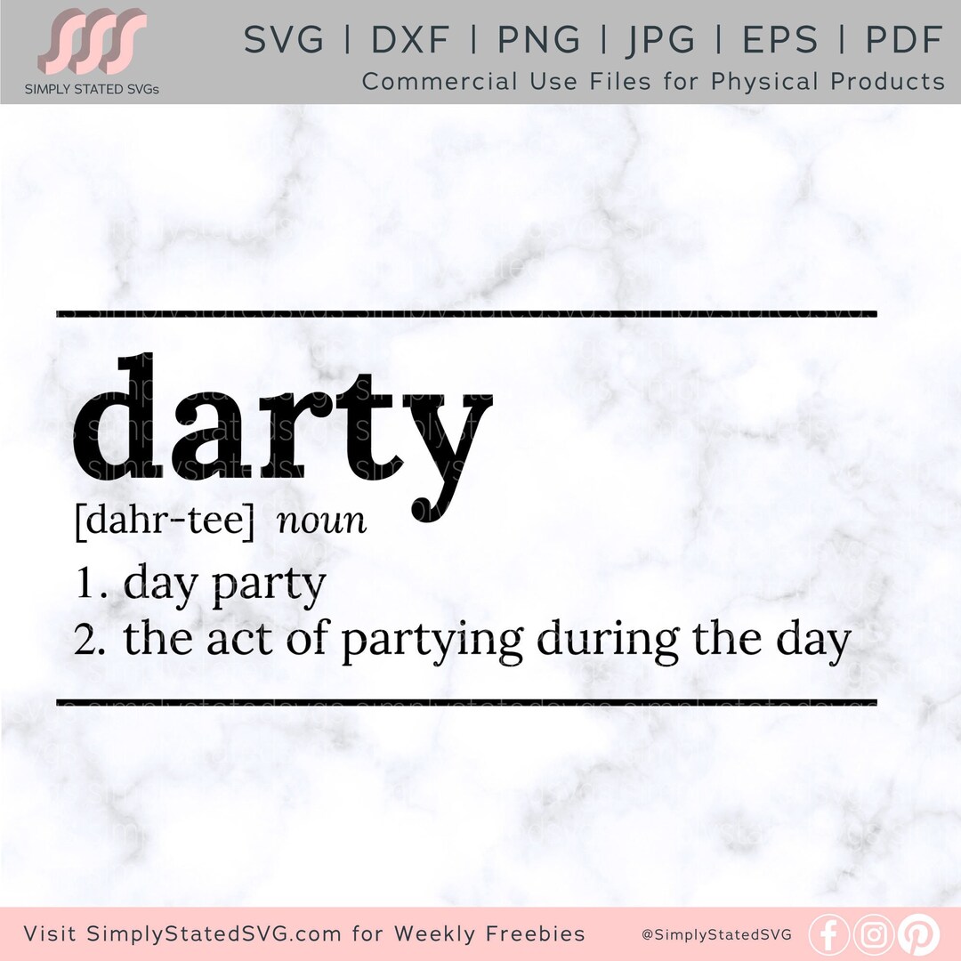 Darty SVG Day Drinker SVG Day Drinkin' SVG Darty Png Day Drinking Svg ...