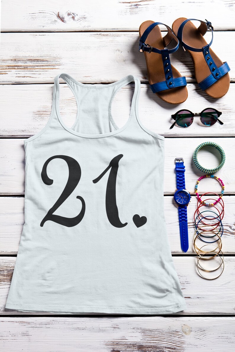 21 SVG 21 Heart SVG 21st Birthday SVG Birthday Girl Svg | Etsy
