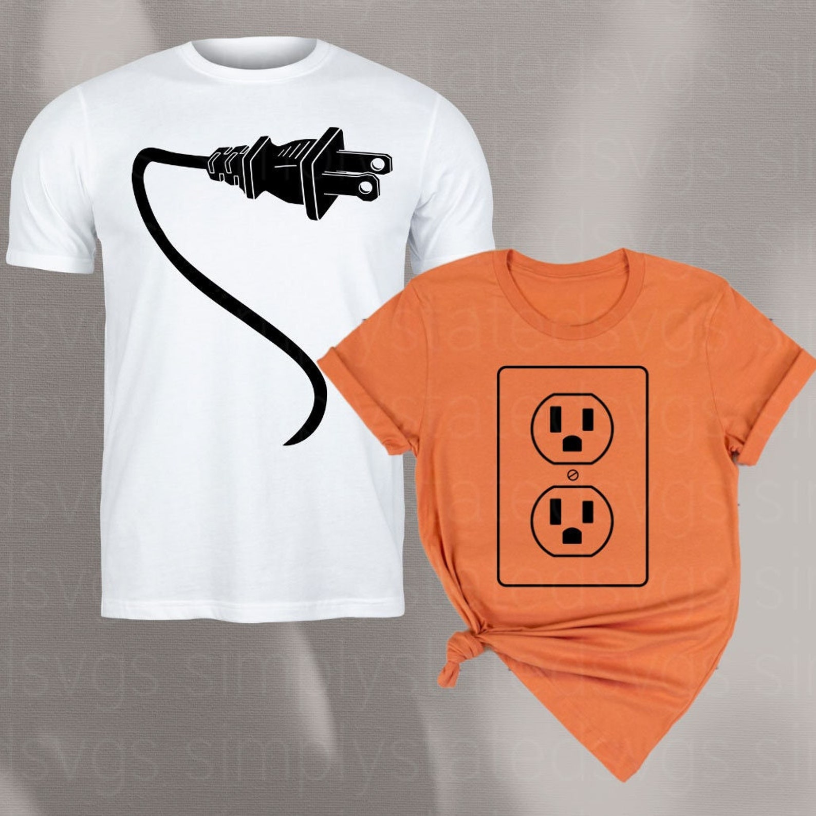 Plug and Socket SVG Outlet SVG Funny Halloween Costume SVG - Etsy