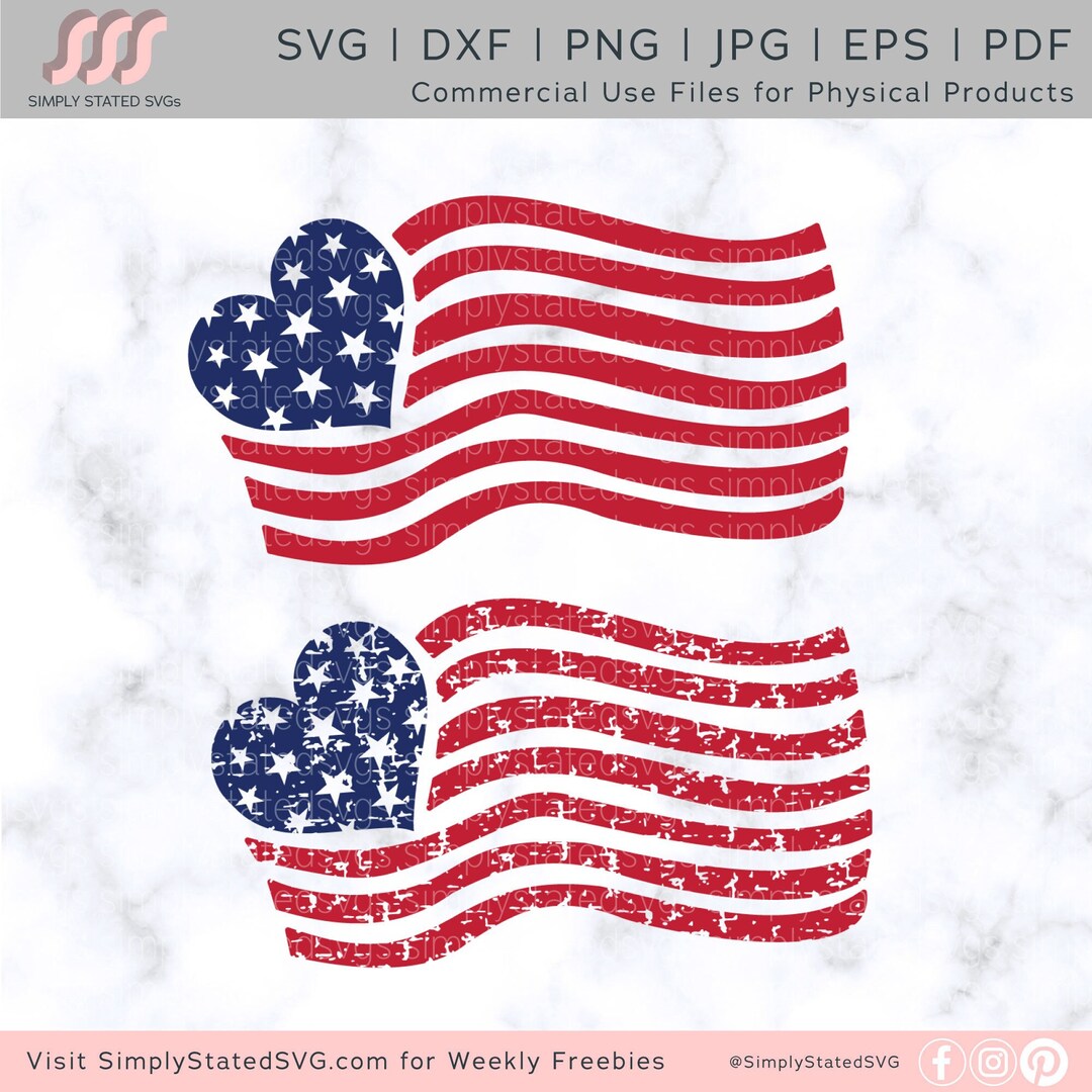 American Flag SVG US Flag Svg Flag Day SVG American Flag Distressed Svg ...