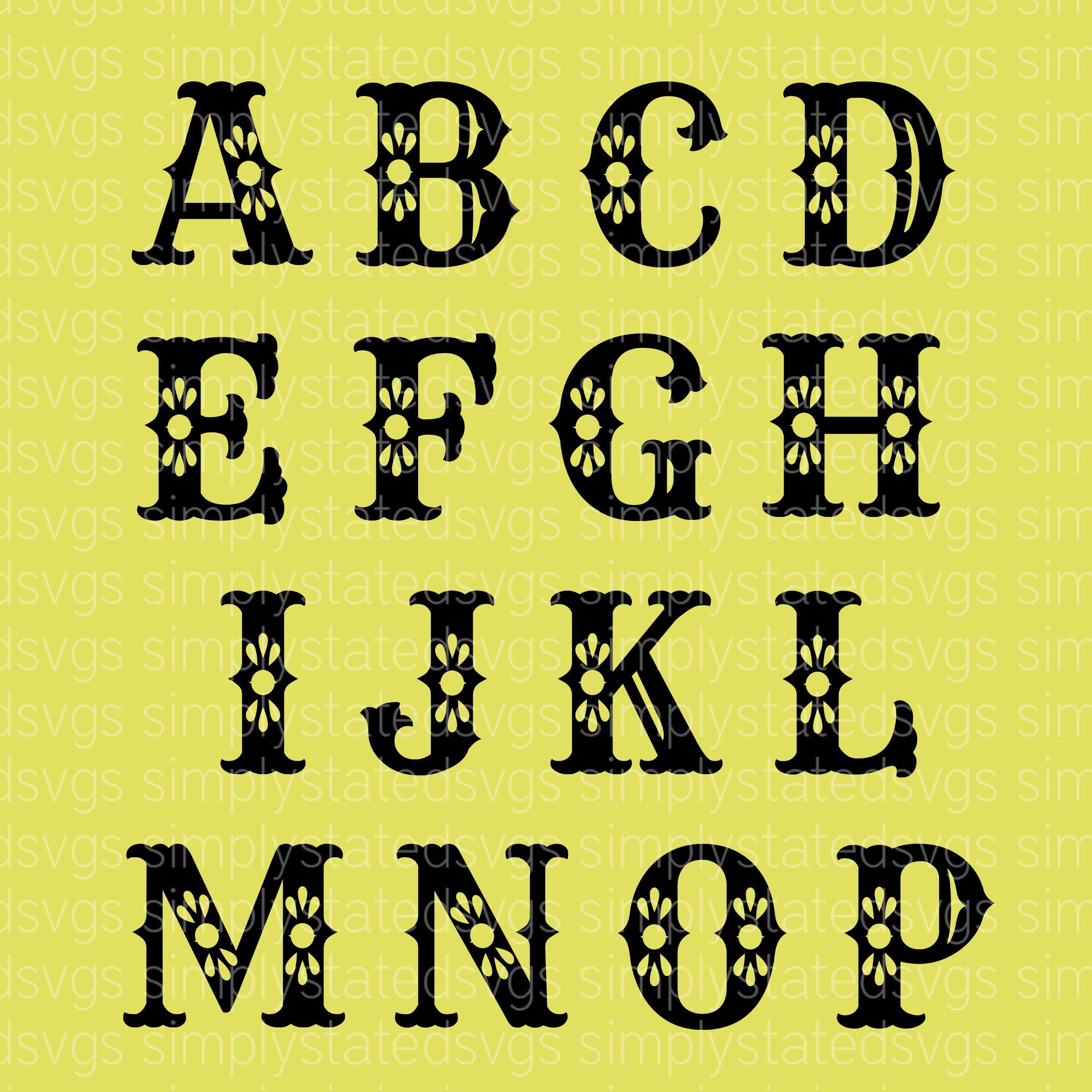 Fiesta Alphabet SVG Fiesta Font Cinco De Mayo Font Fiesta SVG - Etsy ...