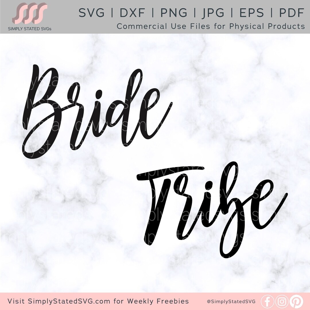Bride Tribe SVG Bachelorette Party SVG Bride Svg Tribe Svg Bachelorette ...