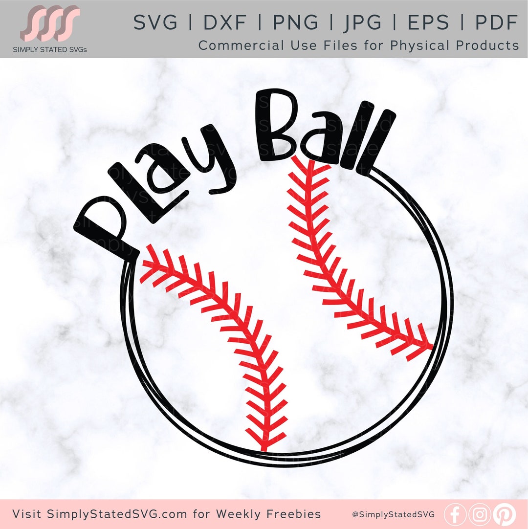 Play Ball SVG Game Day SVG Baseball PNG Baseball Svg Softball Game Day ...