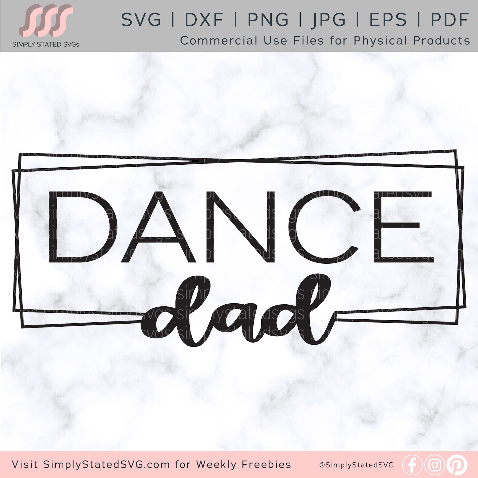 Dance Dad SVG Dance SVG Gift for Dad SVG Dance Dad Tee - Etsy