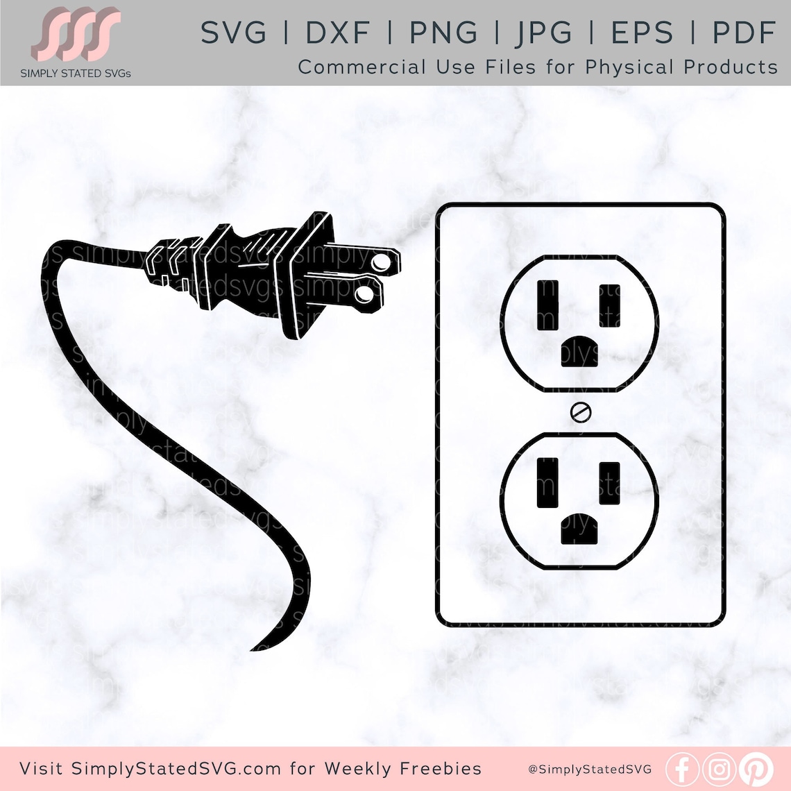 Plug and Socket SVG Outlet SVG Funny Halloween Costume SVG - Etsy