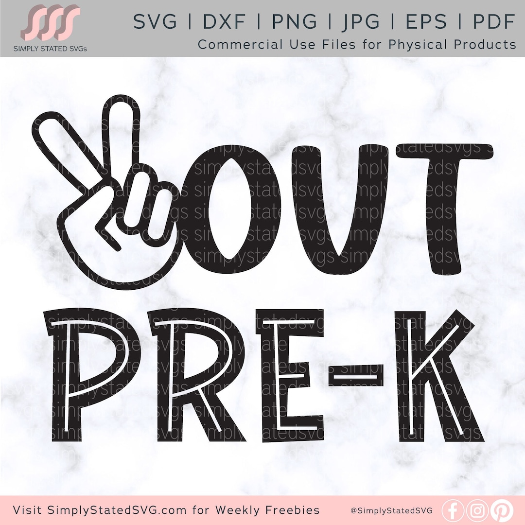 Peace Out Pre-k SVG Peace Out Pre K SVG Peace Out Pre K PNG Peace Out ...