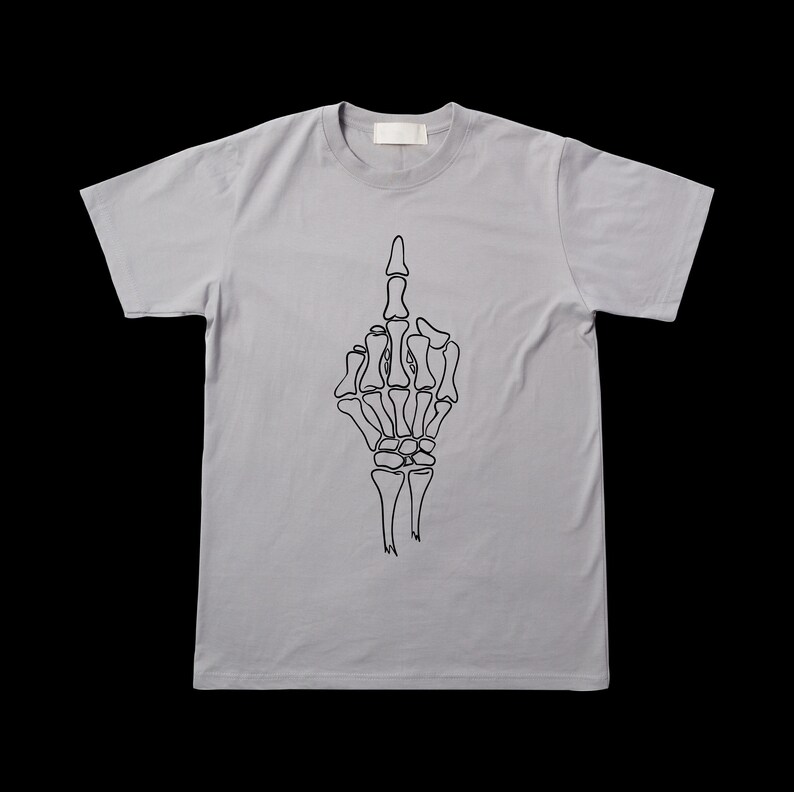 Skeleton Middle Finger SVG Middle Finger SVG Horror Middle - Etsy Hong Kong