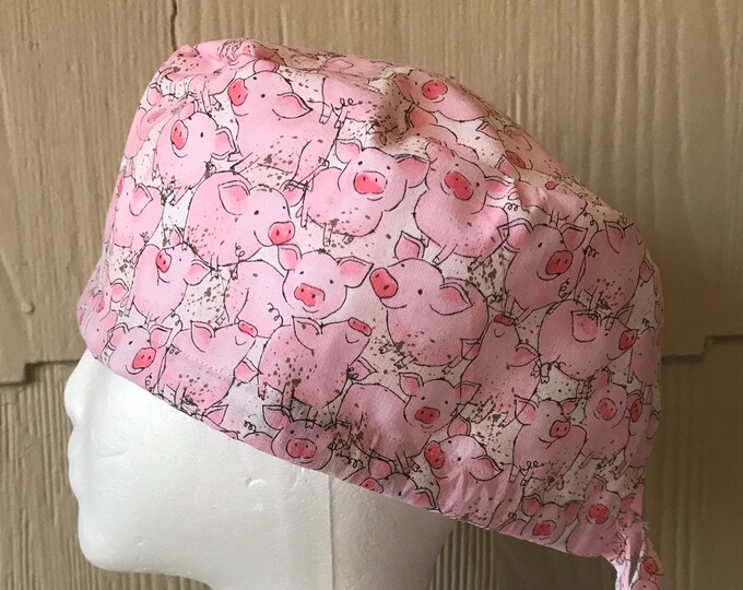 Happy Pigs Scrub Cap - Surgery Cap - Scrub Hat - Scrub Caps - Surgery ...