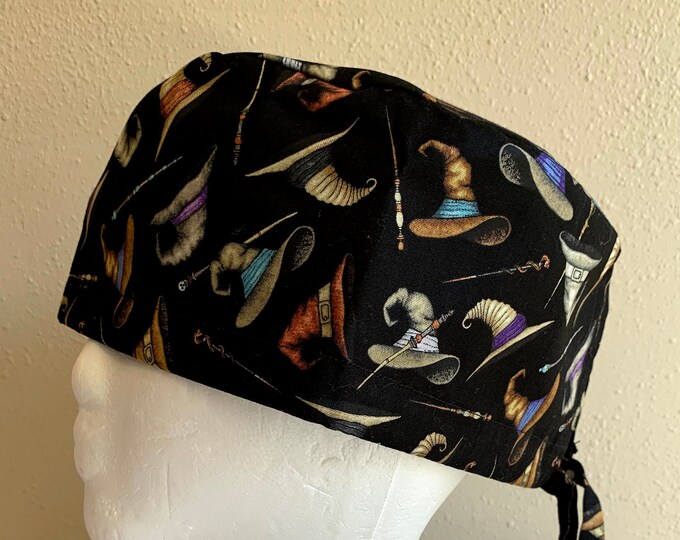 Wizard Hats and Wands Scrub Cap Surgery Cap Scrub Caps Hat | Etsy