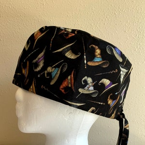 Wizard Hats and Wands Scrub Cap - Surgery Cap - Scrub Caps Hat ...
