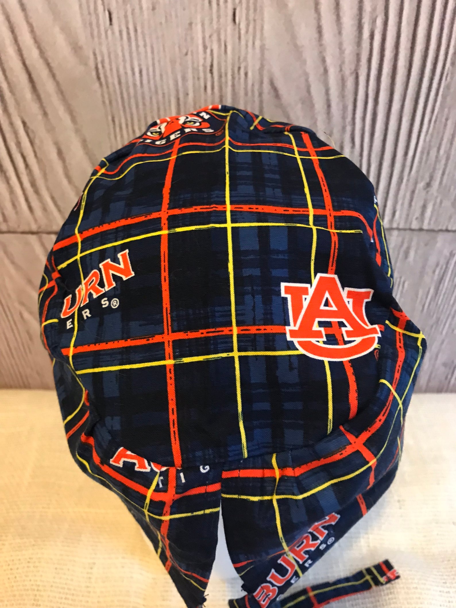 Auburn University Scrub Cap - Plaid Option - Surgery OR Surgical Hat ...