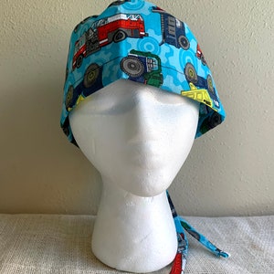 Tonka Trucks Scrub Cap- Surgery Cap Hat- Scrub Hat Caps- OR Cap Hat ...
