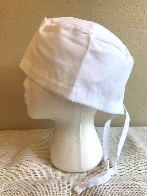 Solid White Scrub Cap Surgery Cap Scrub Caps Hat | Etsy