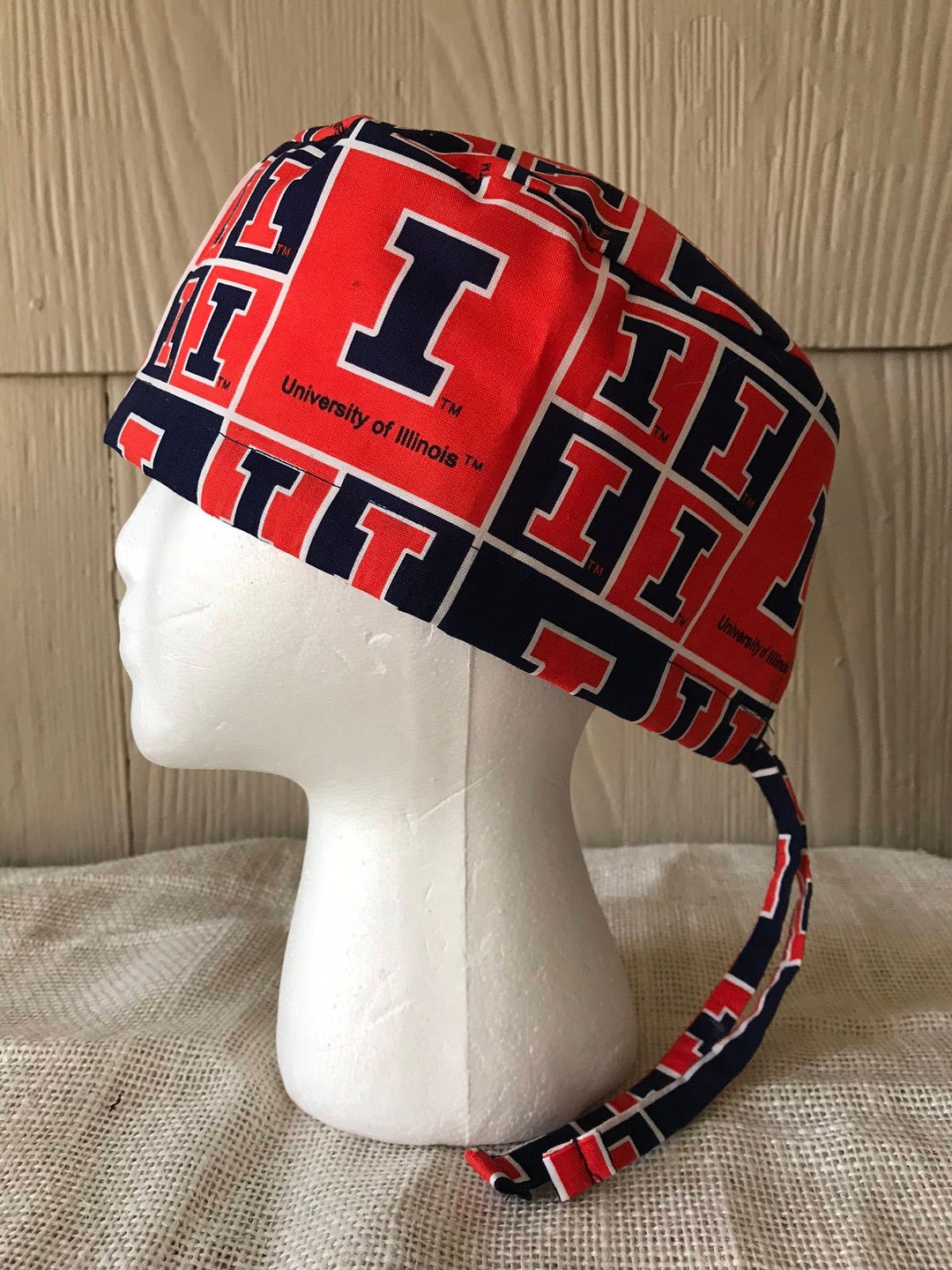 University of Illinois Scrub Cap Scrub Caps Scrub Hat Surgery Cap ...