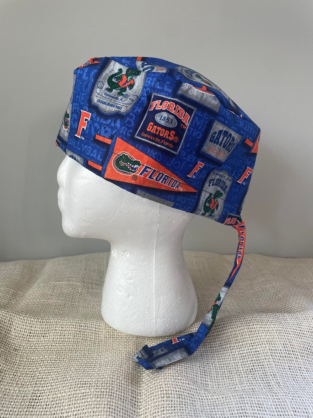 University of Florida Scrub Cap - Logos and Pennants Pattern, Scrub ...
